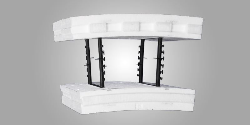 Foxblocks® ICF Radius Block - Insulated Concrete Form - 6" Core Width ...